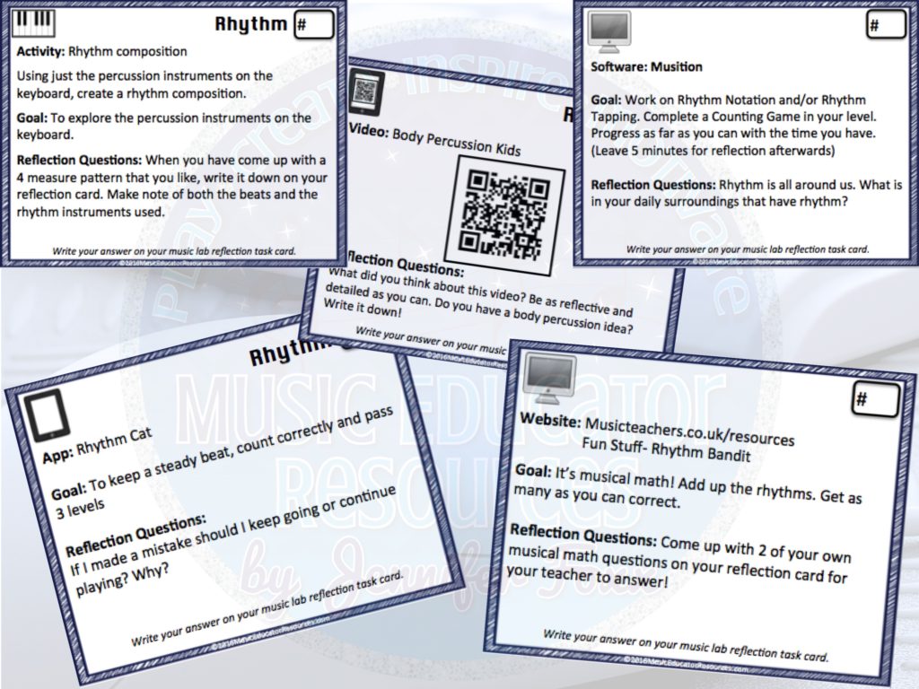 Feature Friday: Music Lab Task Cards • Music Educator Resources